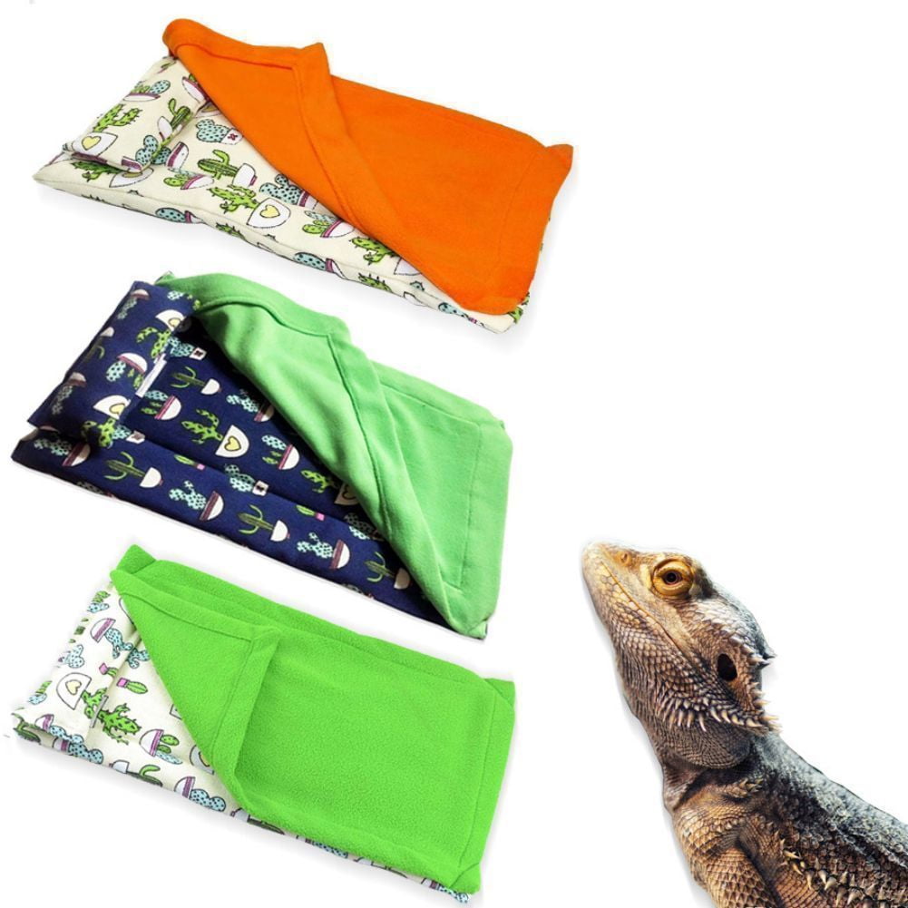 CSCHome Bearded Dragon Bed with Pillow Blanket, Reptile Accessories ...