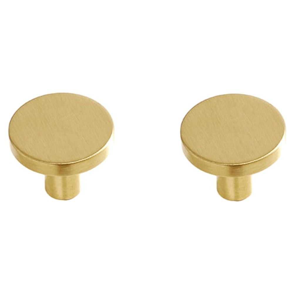 CSCHome Brass Drawer Knobs Single Hole Dresser Knobs Cabinet Pulls ...
