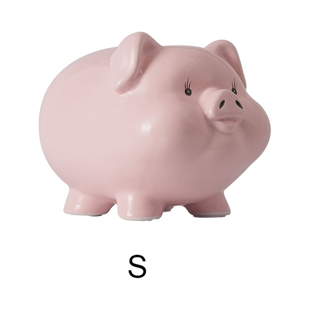 CSCHome Ceramic Pig Piggy Bank Simple, Stylish and Cute Cute Pig Money ...