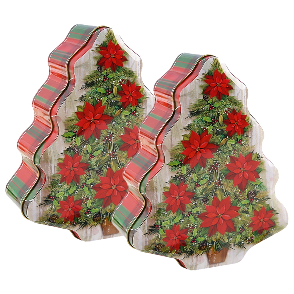 CSCHome Christmas Party Decor Supplies Christmas Gift Boxes Tinplate ...