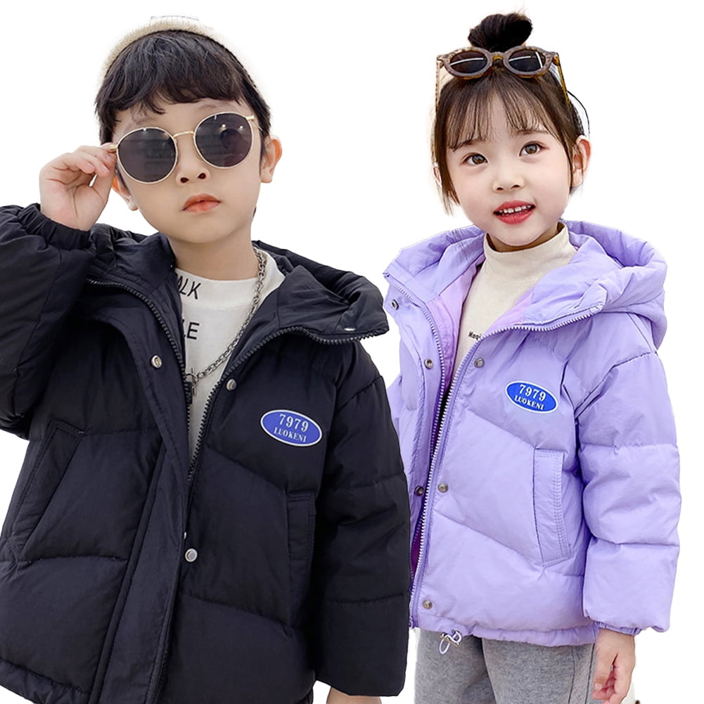 CSCHome Coat Light Puffer Padded Outwear for Kids Hoods Baby Girls ...