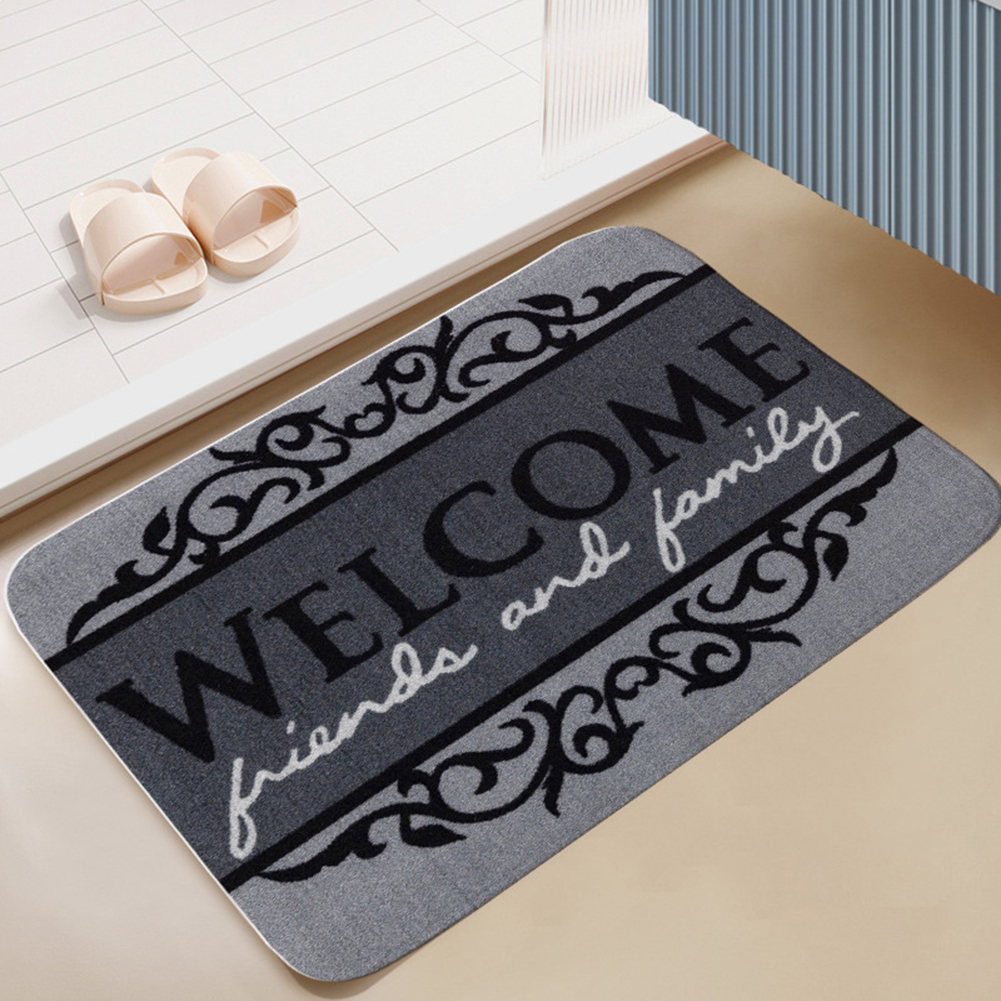 CSCHome Facecloth Bath Mat Welcome Slogan Bath Rugs It Can Absorb Water ...