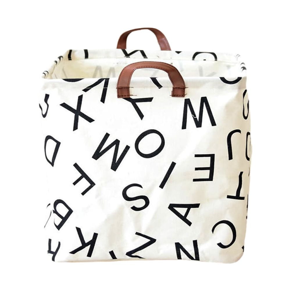 CSCHome Foldable Square Laundry Basket Portable Cotton Large Capacity ...