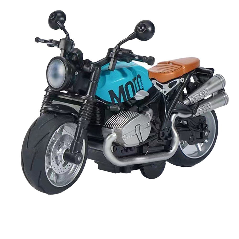 CSCHome Kids Pull Back Motorcycle Toys with Music and Lights Motorcycle ...