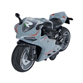 Toy Motorcycle Collection including Diecast Models in Bright Colors