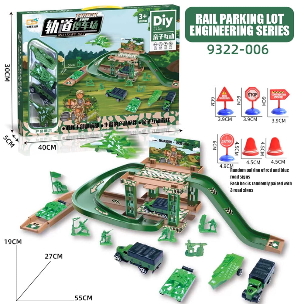 CSCHome Kids Toys Parking Lot Toys Student Puzzle Railcar Toys Parent ...