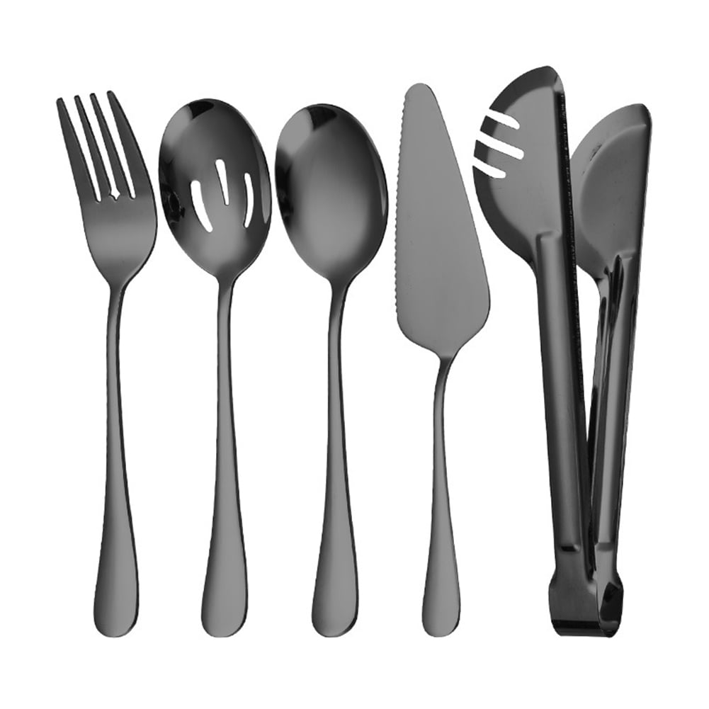 CSCHome Kitchen Utensils Set, Washable 5PCS Silverware Cutlery Set with ...