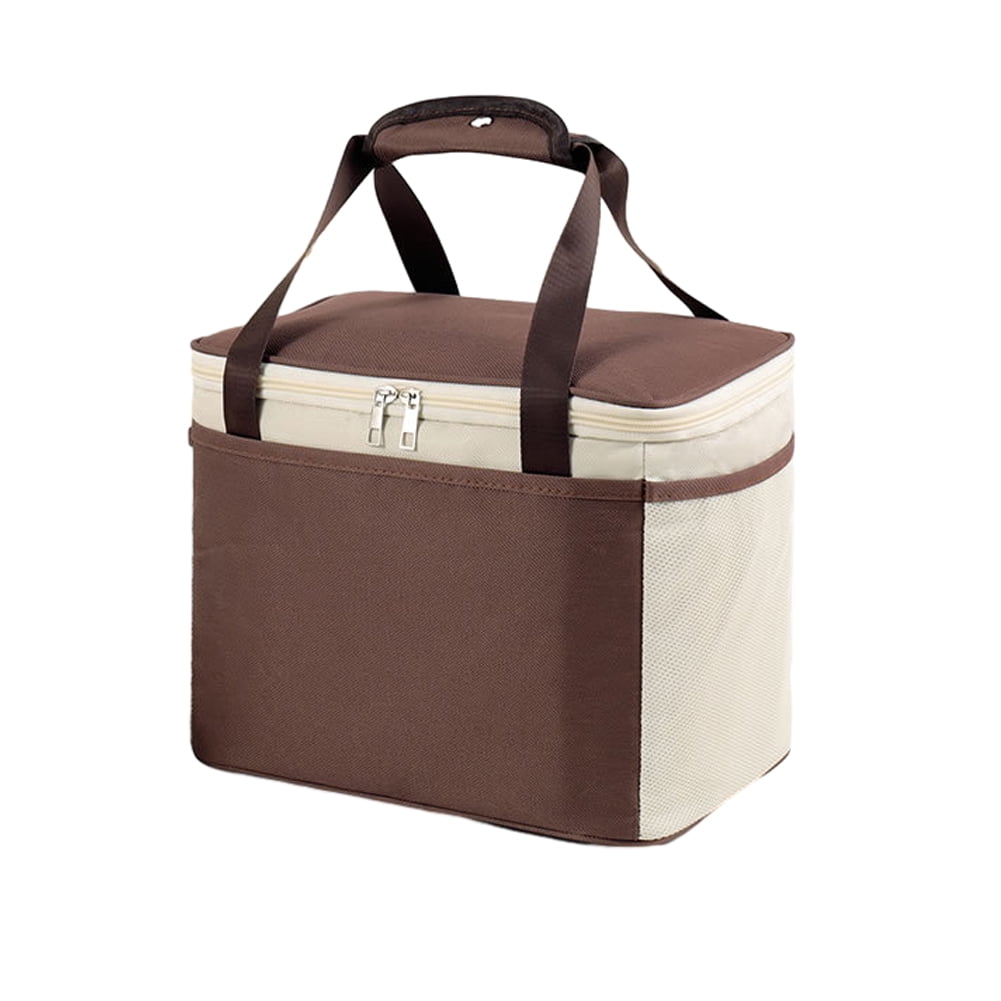 CSCHome Lunch Bag Insulated Lunch Box Mesh Pocket Design on Both Sides ...