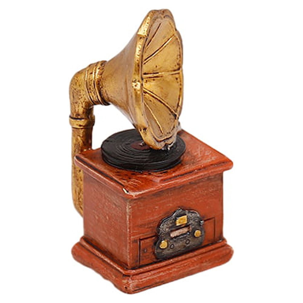 CSCHome Mini Phonographs Ornaments,Decorations Made of Resin Small ...