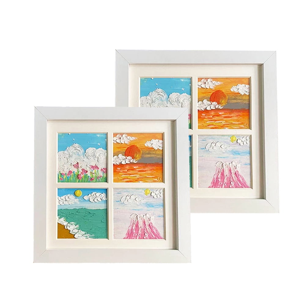 CSCHome Picture Frames for Wall Wood Photo Frame with Premium ...