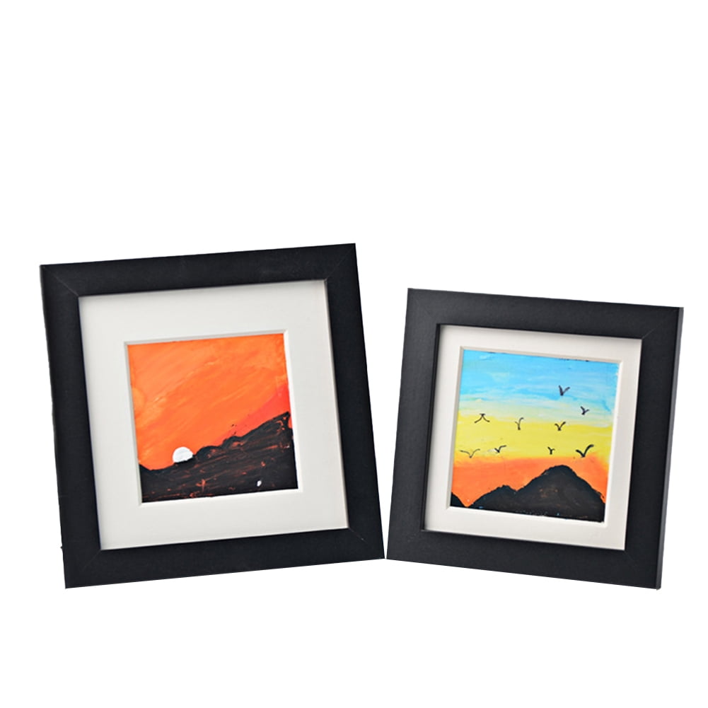 CSCHome Picture Frames for Wall Wood Photo Frame with Premium ...