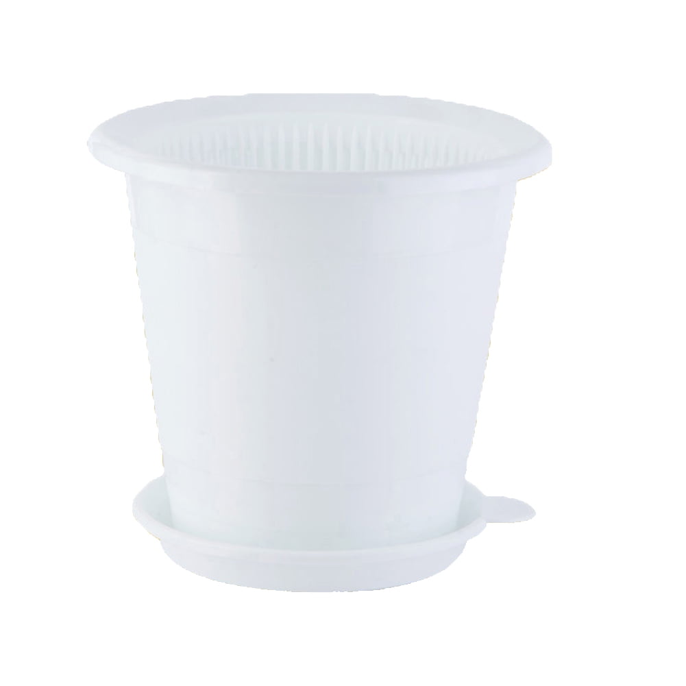 CSCHome Plastic Flower Pots Breathable Holes in the Inner Pot Allow the ...