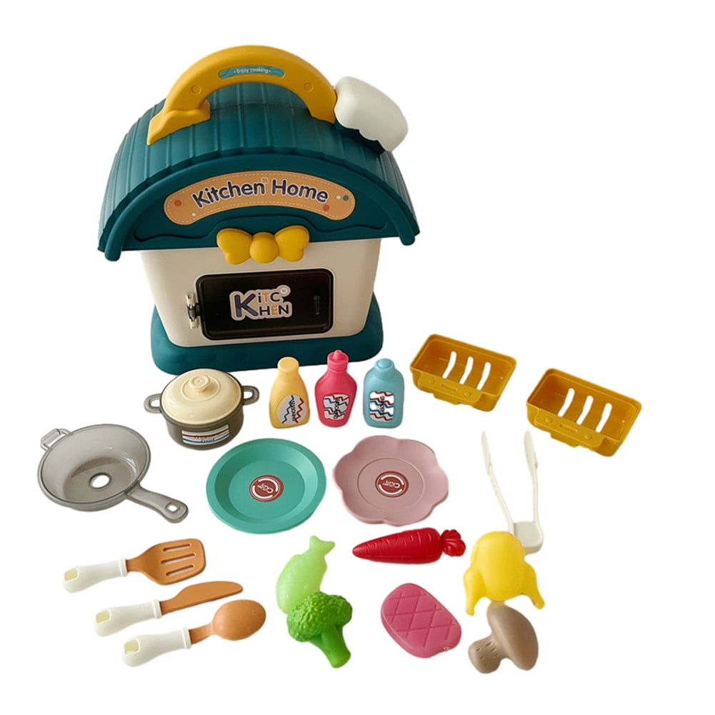 CSCHome Pretend Play Baby Kitchen Toys Cutting Toys Food Color Changing ...