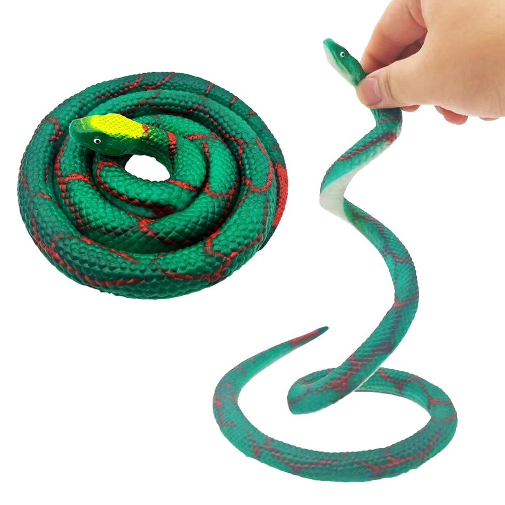 CSCHome Realistic Rubber Snakes Toy Halloween Easter Gifts Pranks Props ...