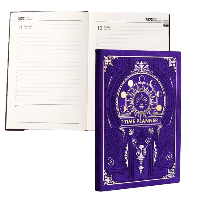 CSCHome Thick Hardcover Notebook A5 Lay Flat Writing, Professional ...