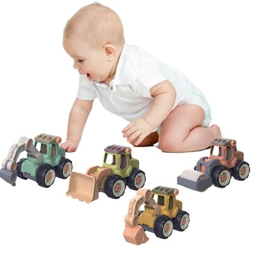 Caterpillar Mini Construction Set for Toddlers, 3-Pack Small Toy ...
