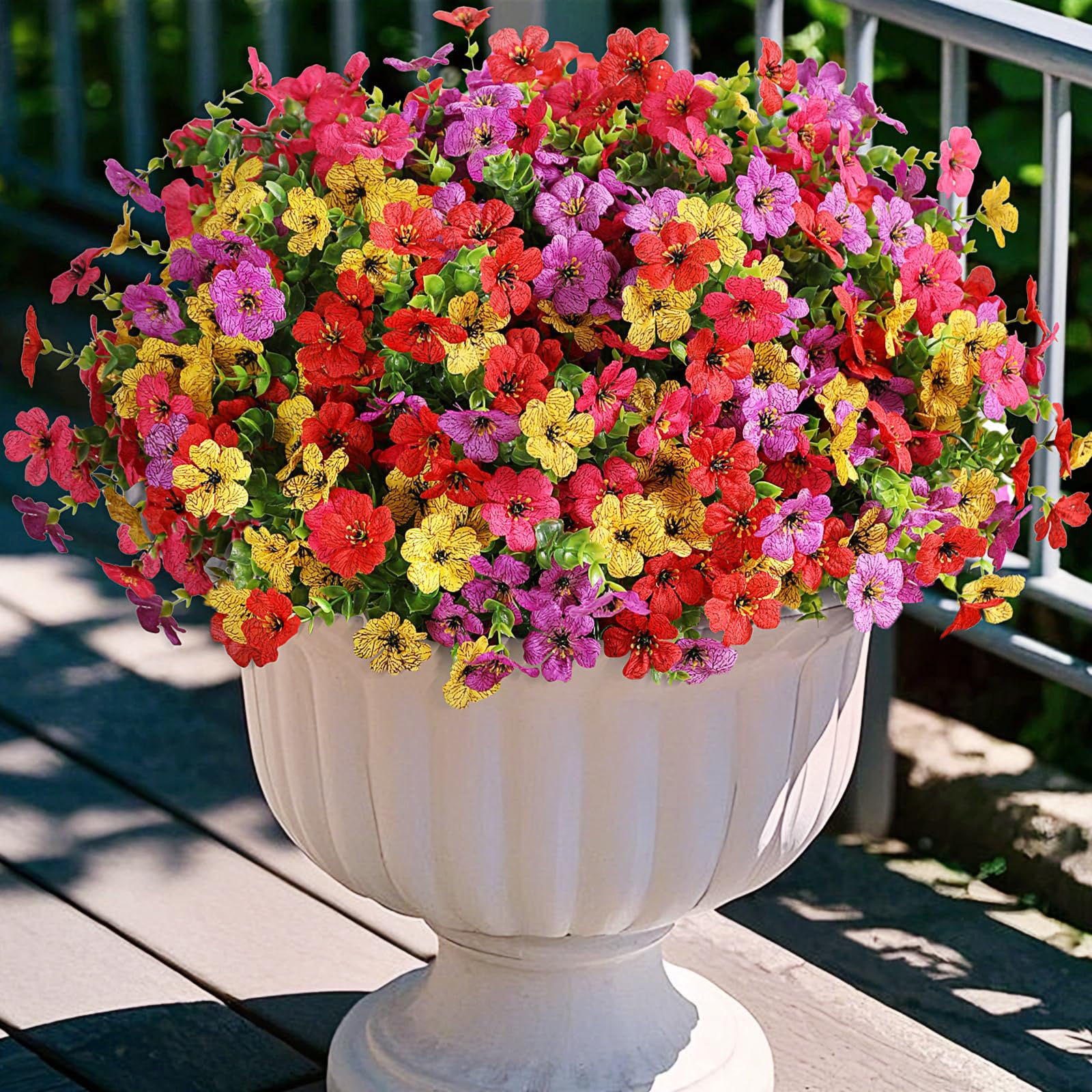 CSEONE Big Savings! Artificial Fake Flowers for Outdoor Decor ...