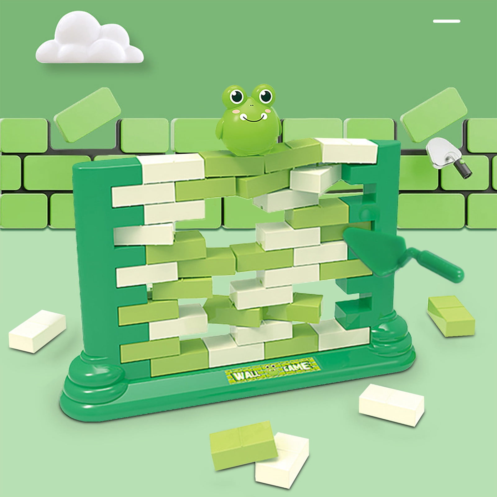 CSEONE Educational Board Game Toys,Double Building Blocks, Push Wall ...