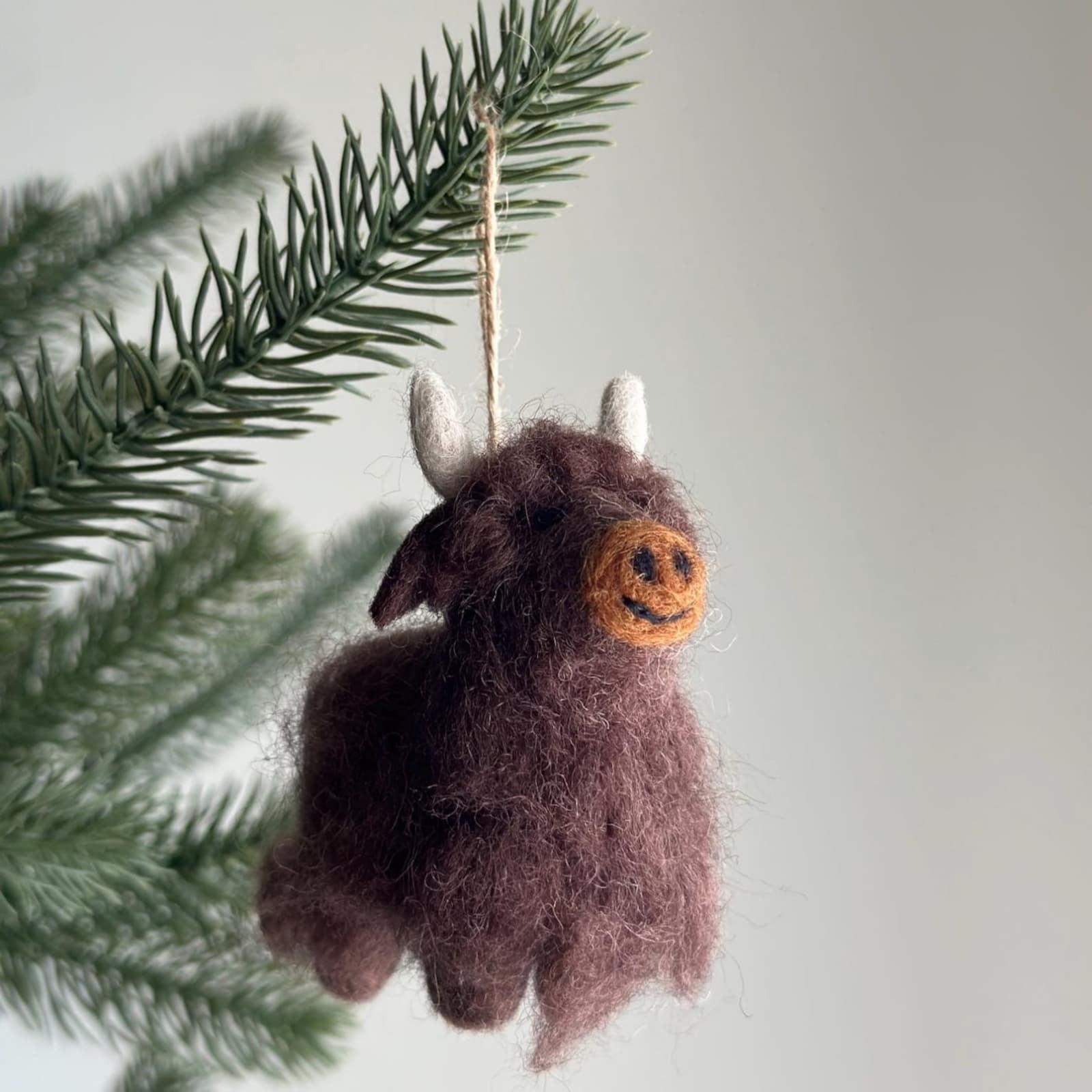 CSEONE Handcrafted Yak Hanging Ornament Traditional Natural Fiber Home ...