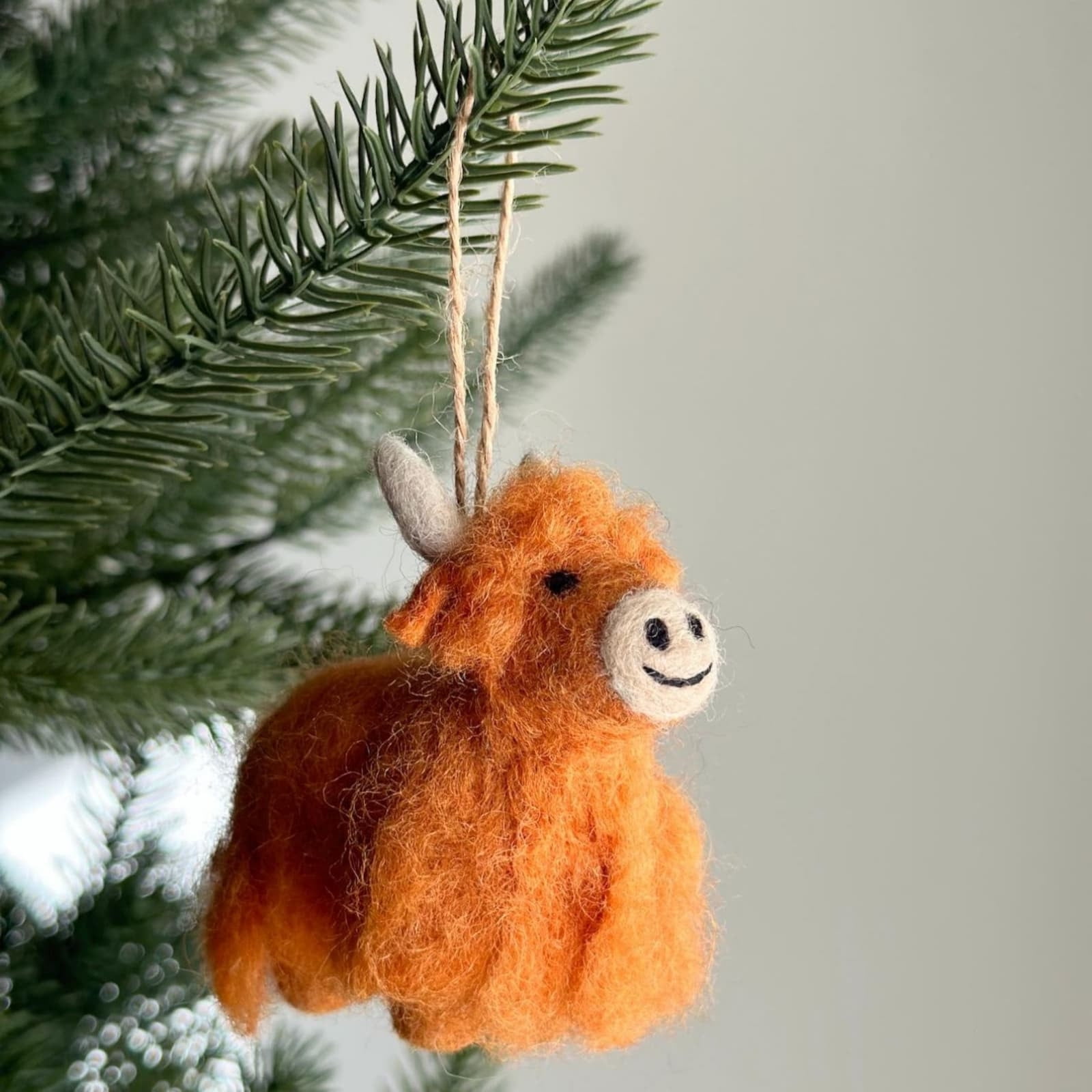 CSEONE Handcrafted Yak Hanging Ornament Traditional Natural Fiber Home ...