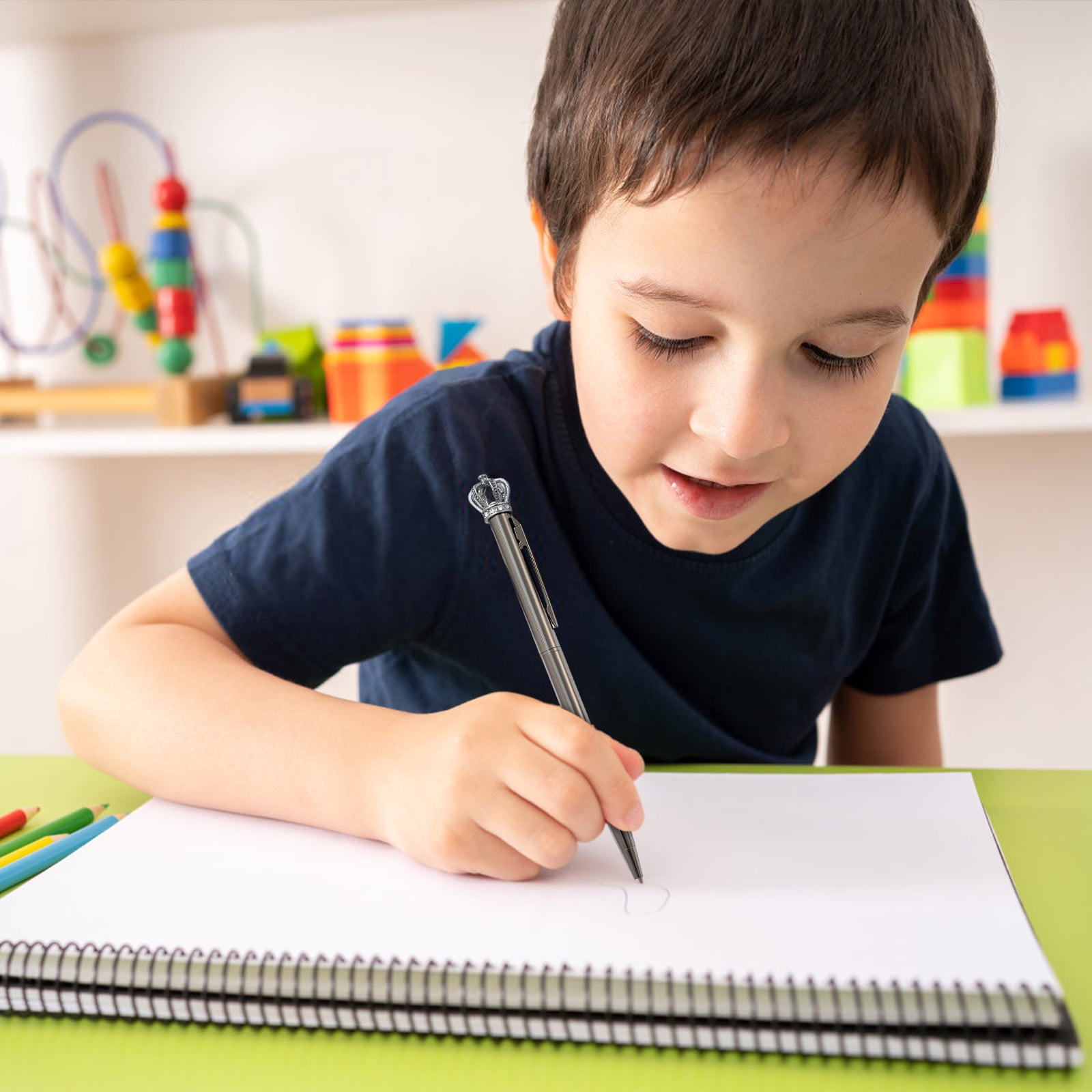 CSEONE Pens Pens Ballpoint Crown Shaped Ballpoint Pens Are Scalable And ...