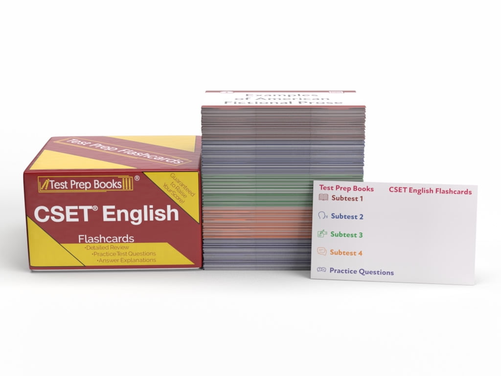 CSET English Study Cards 2025-2026: Test Prep and Practice Questions ...