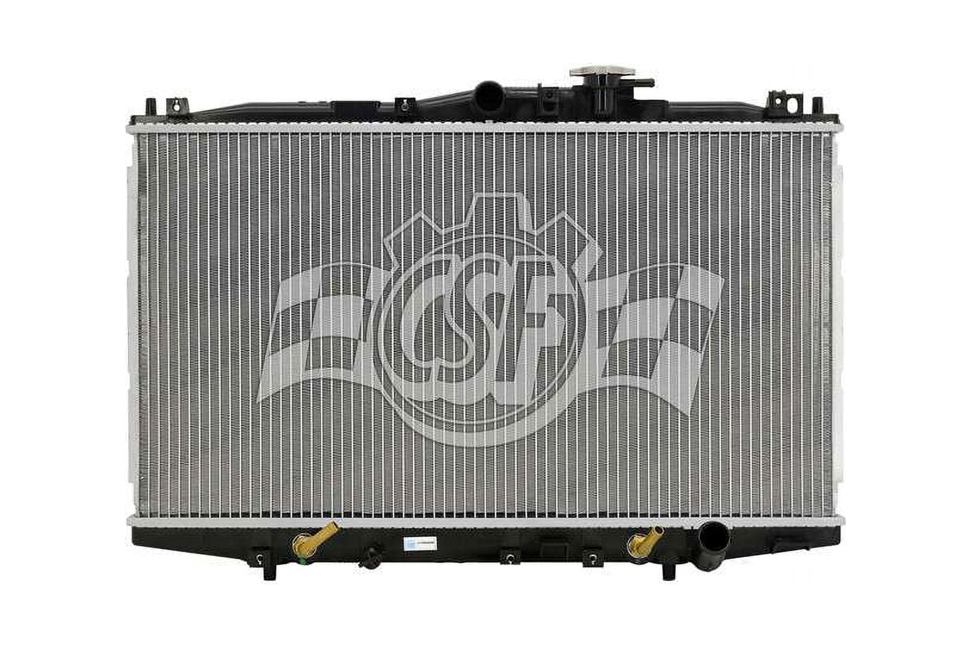 CSF 2722 1 Row Plastic Tank Aluminum Core Radiator - Walmart.com