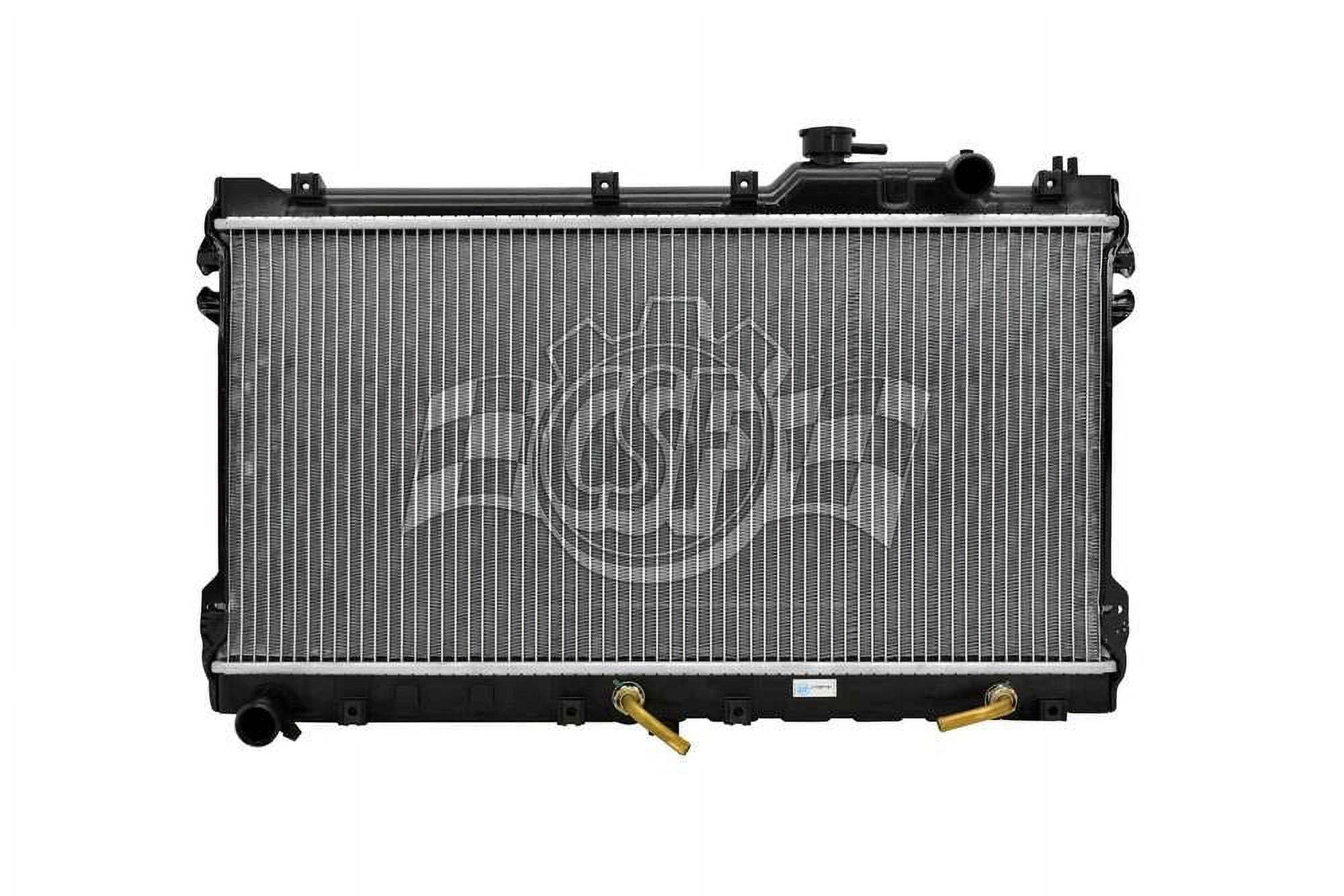 CSF 2808 1 Row Plastic Tank Aluminum Core Heavy Duty Radiator - Walmart.com
