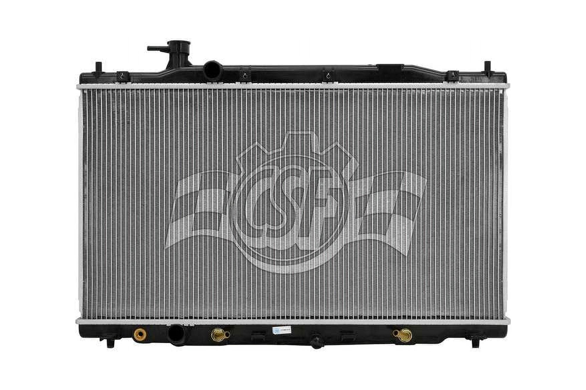 CSF 3337 1 Row Plastic Tank Aluminum Core Radiator - Walmart.com