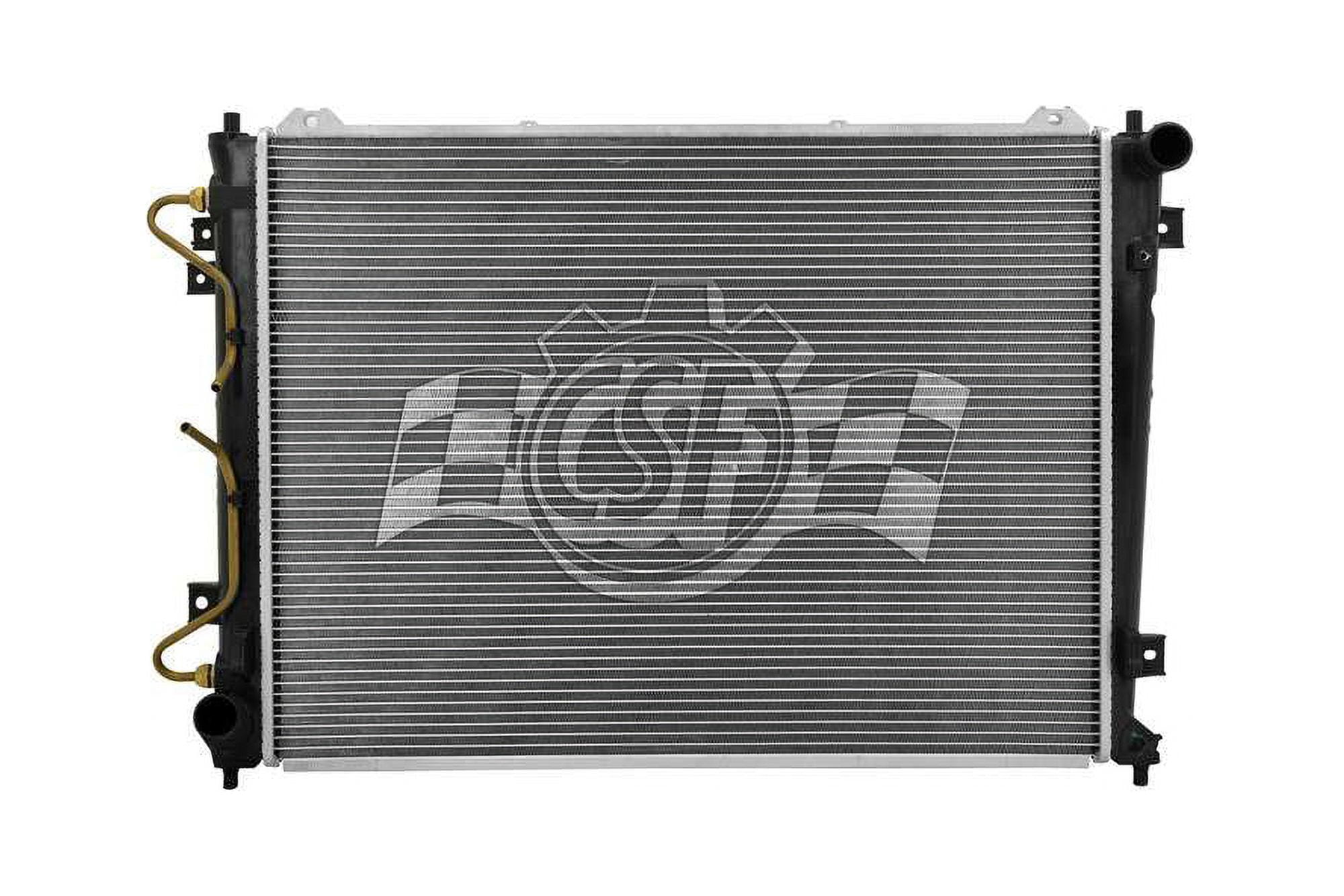 CSF 3407 1 Row Plastic Tank Aluminum Core Radiator - Walmart.com