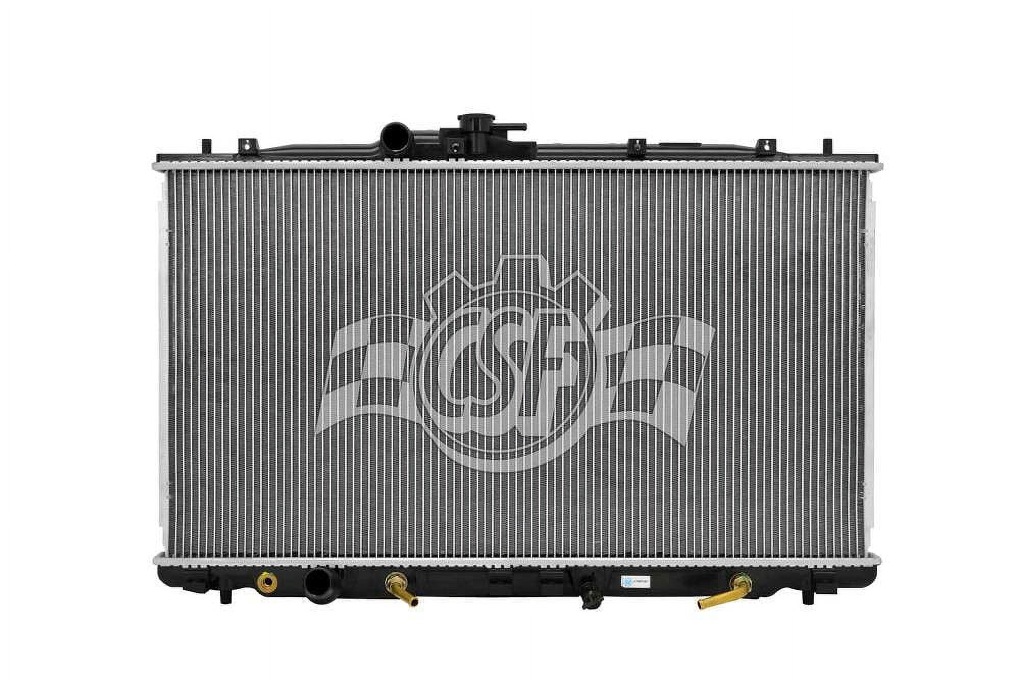 CSF 3477 1 Row Plastic Tank Aluminum Core Radiator - Walmart.com