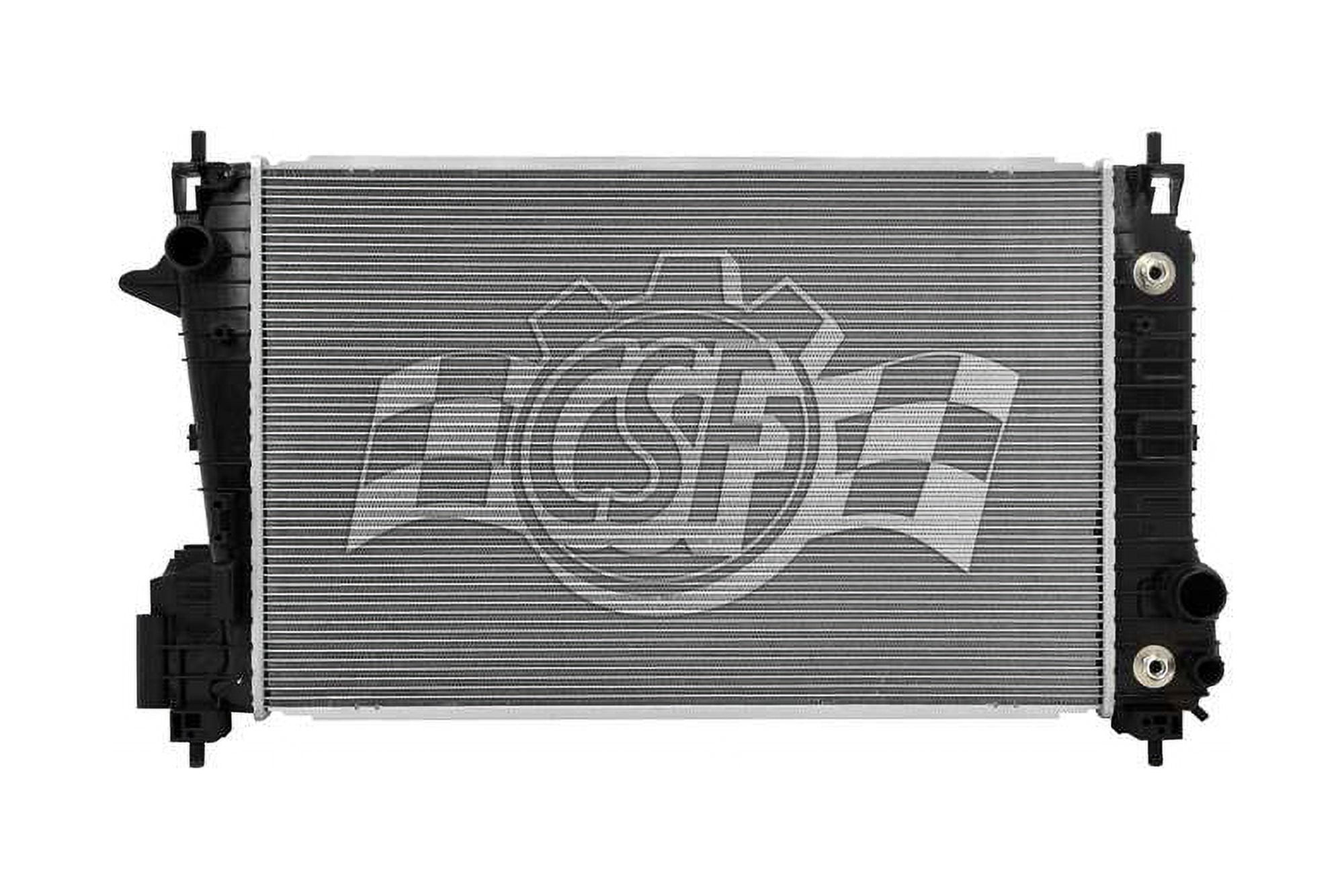 CSF 3734 1 Row Plastic Tank Aluminum Core Radiator - Walmart.com