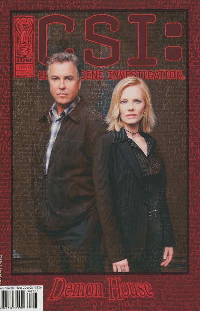 CSI: Crime Scene Investigation-Demon House #5 VF ; IDW Comic Book ...