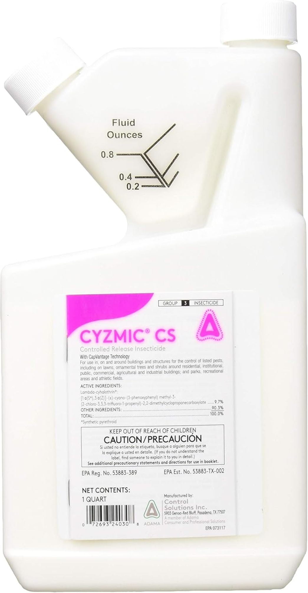 CSI Cyzmic CS Controlled Release Insecticide 1qt - Walmart.com