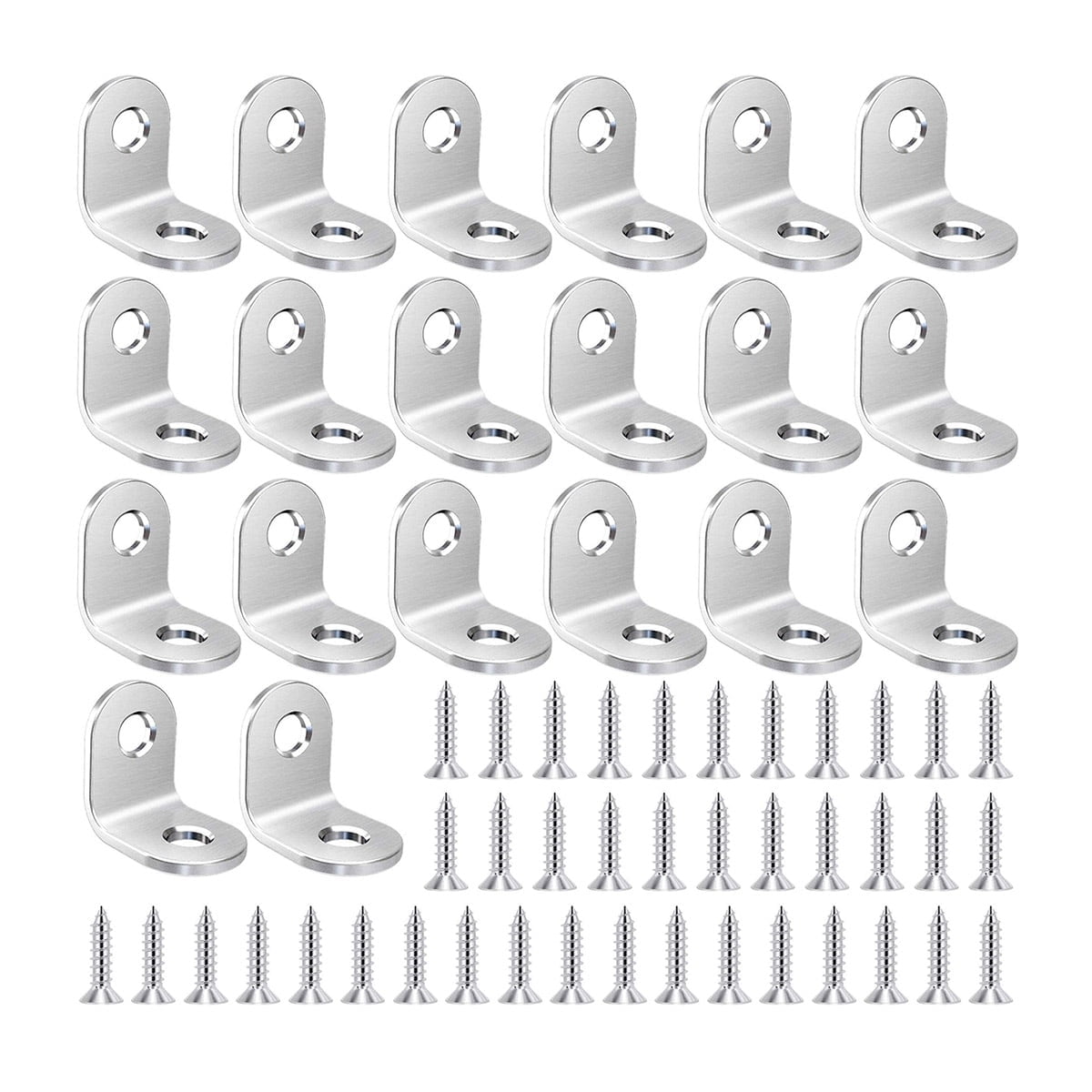 CSK Corner Brackets, 20 Pieces, Corner Brackets, L-shaped Bracket, 20 X ...