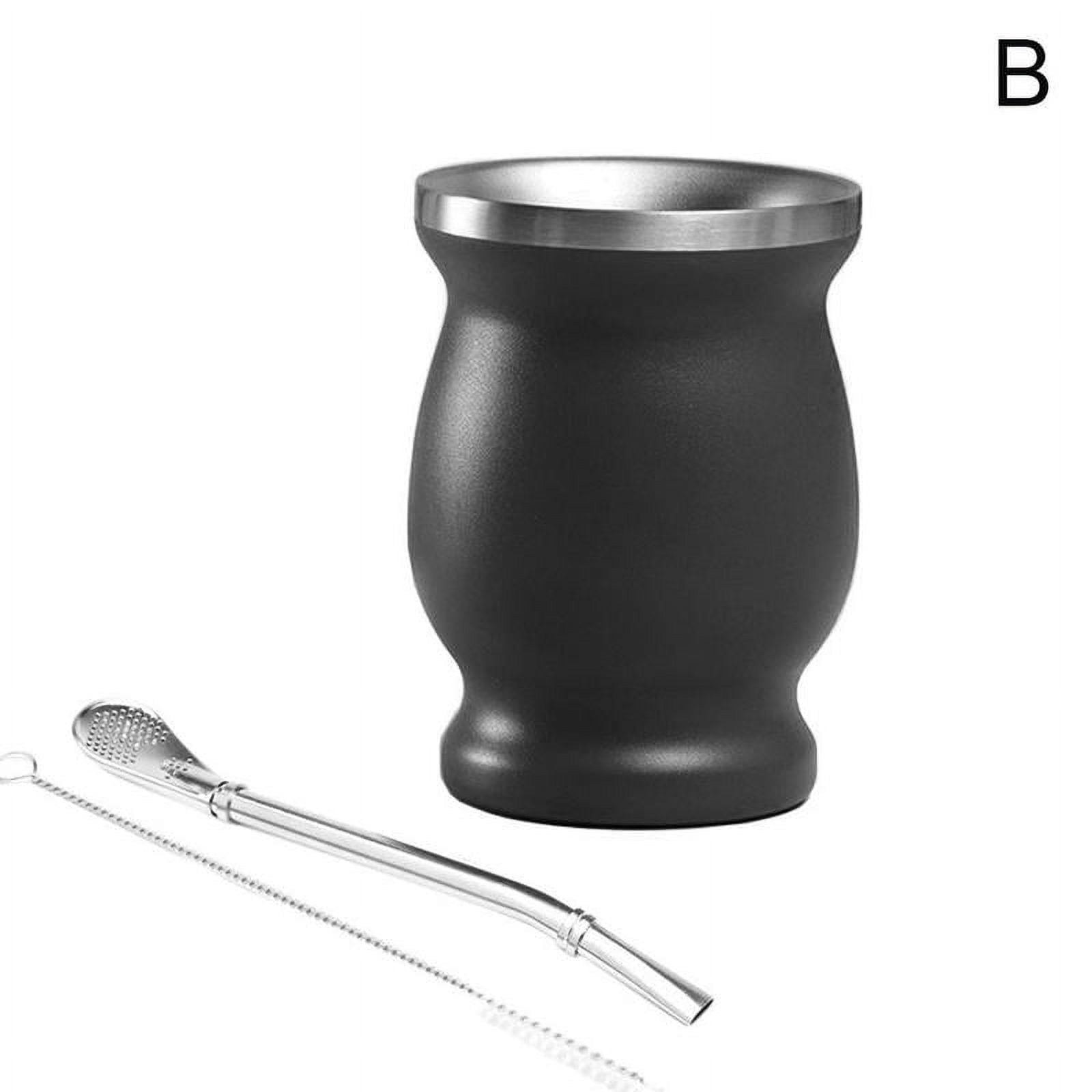 CSK Steel Yerba Mate Cup Bombilla Straw Mate Tea Cup Yerba Mate Gourd ...