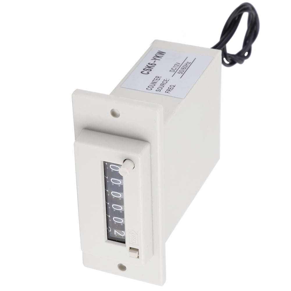 CSK6-YKW Electromagnetic Counter 6 Digit Electronic Pulse Counter DC ...