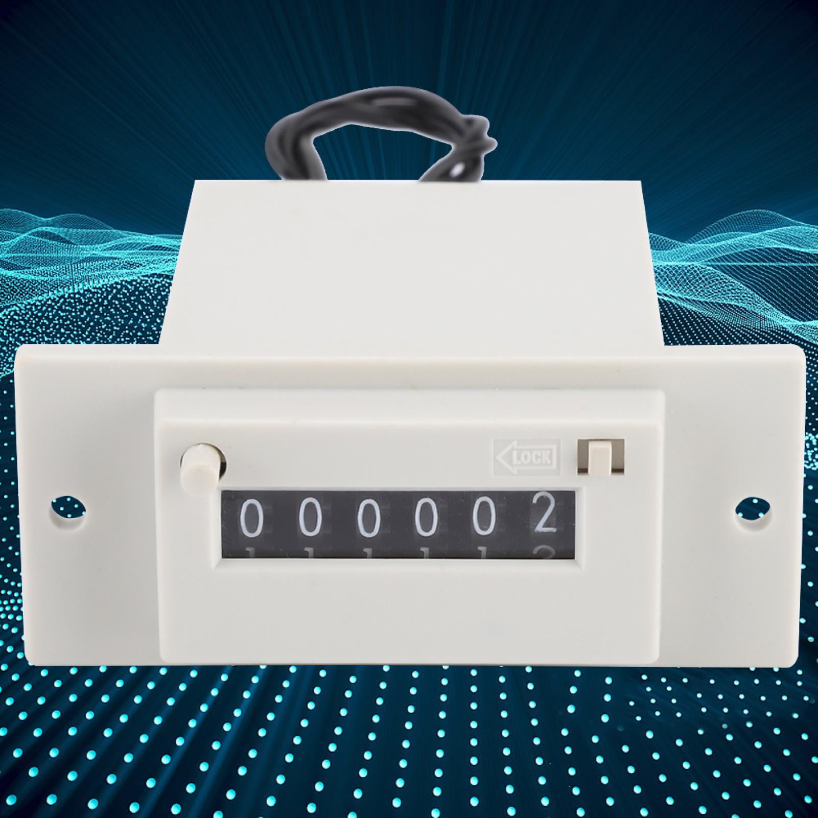 CSK6-YKW Electromagnetic Counter 6 Digit Electronic Pulse Counter DC ...