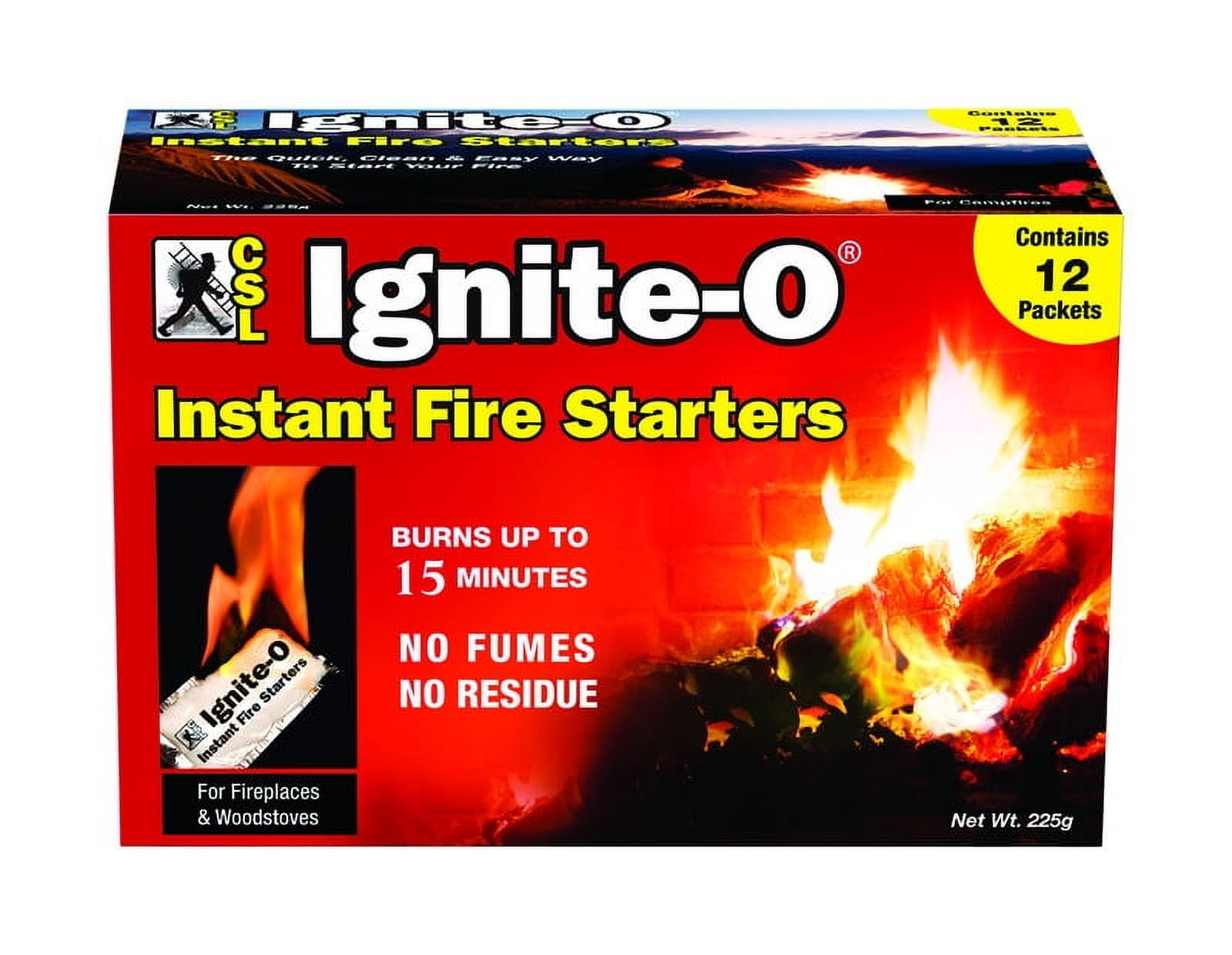 CSL Ignite-O Wax Fire Starter 15 min 1 pk - Walmart Business Supplies