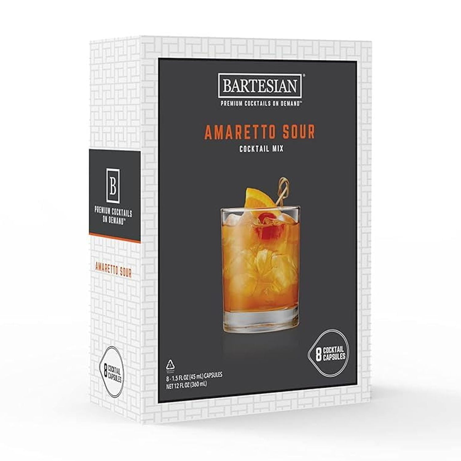 CSLF Amaretto Sour Cocktail Mixer Capsules, Pack of 8 Cocktail Capsules ...