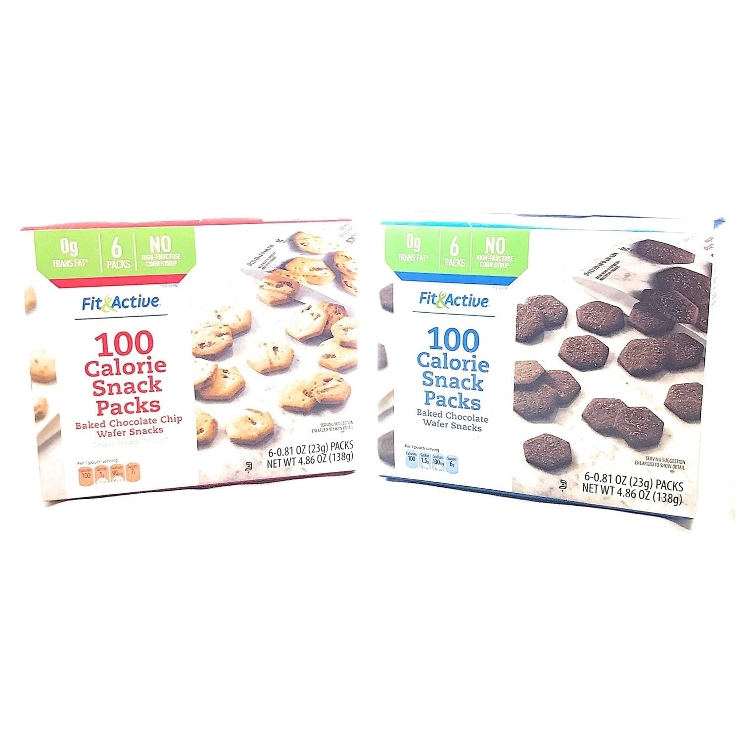 CSLFF 100 Calorie Snack Pack - Chocolate Chip and Baked Chocolate ...