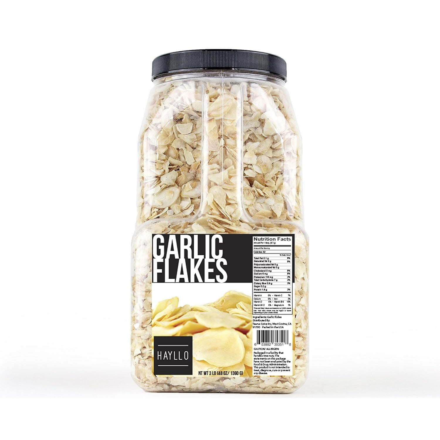 CSLFF All Natural Dehydrated Garlic Flakes Dry Slice Dried Garlic, 3 ...
