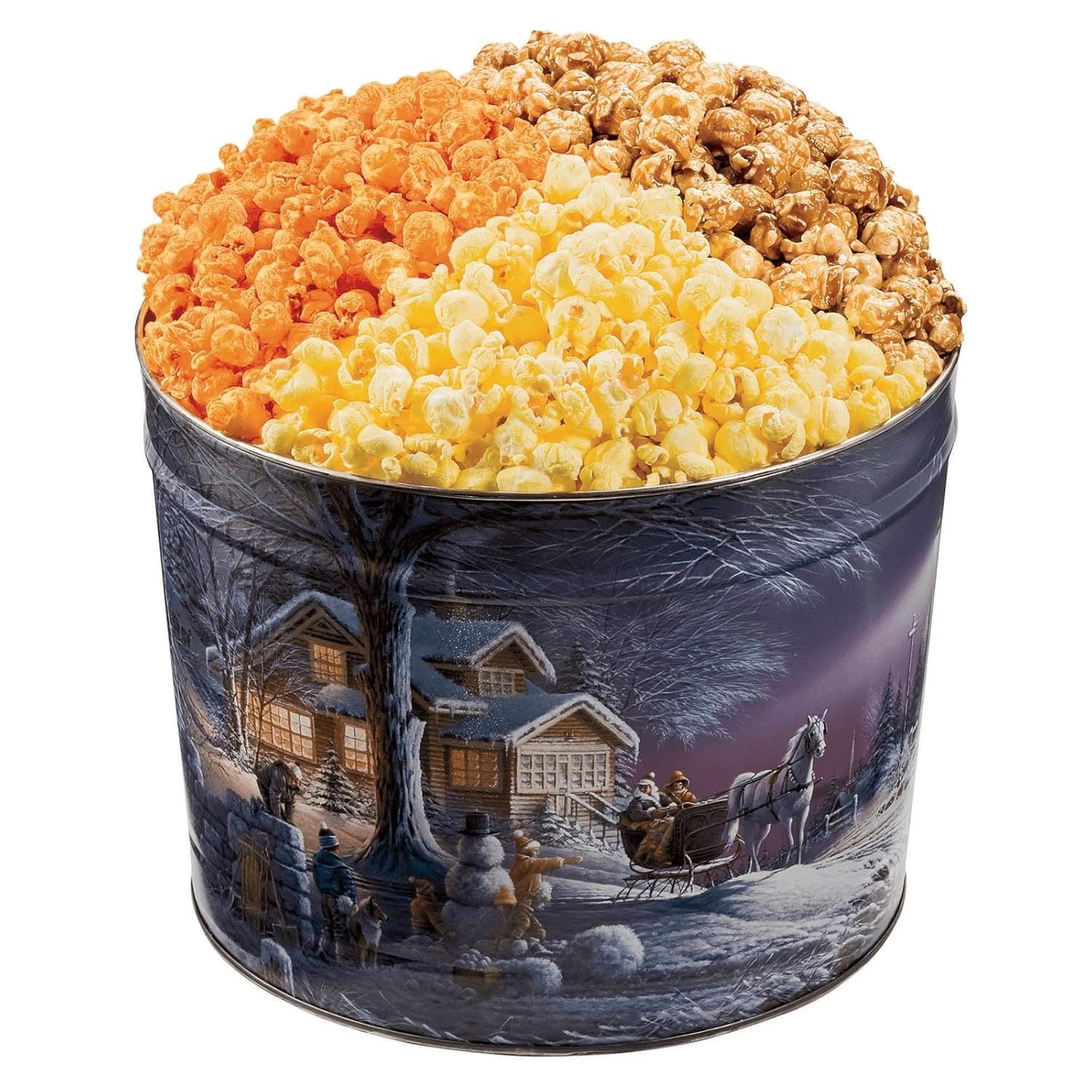CSLFF Popcorn Trio Tin - Featuring Crunchy and Freshly Popped Cheddar ...