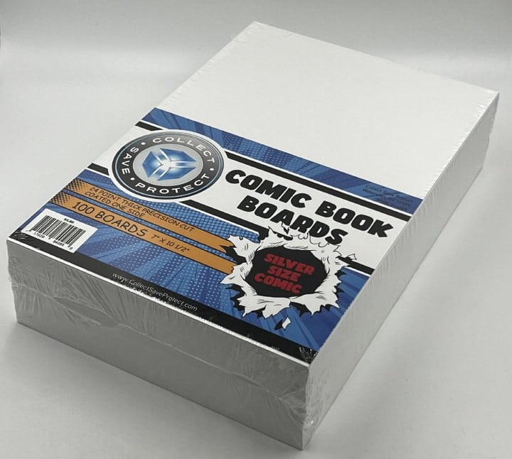 CSP Silver CS1 Comic Book Boards (100 Count) - Walmart.com