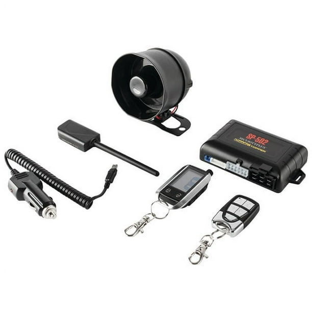 Crimestopper SP-502 2-way Remote Start Keyless Entry Car Alarm Security ...
