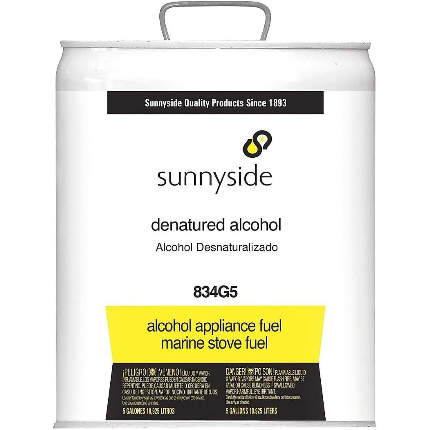 CSPP 834G5 5-Gallon Denatured Alcohol - Walmart.com
