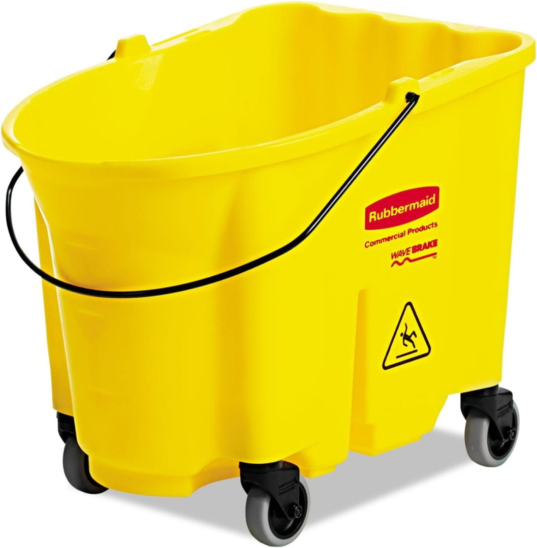 CSPP Commercial 757088YEL WaveBrake Bucket, 8.75gal, Yellow - Walmart.com