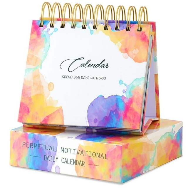 CSSAD 2025 Desk Calendar,Inspirational Quotes Mini Calendar,2PCS, for ...