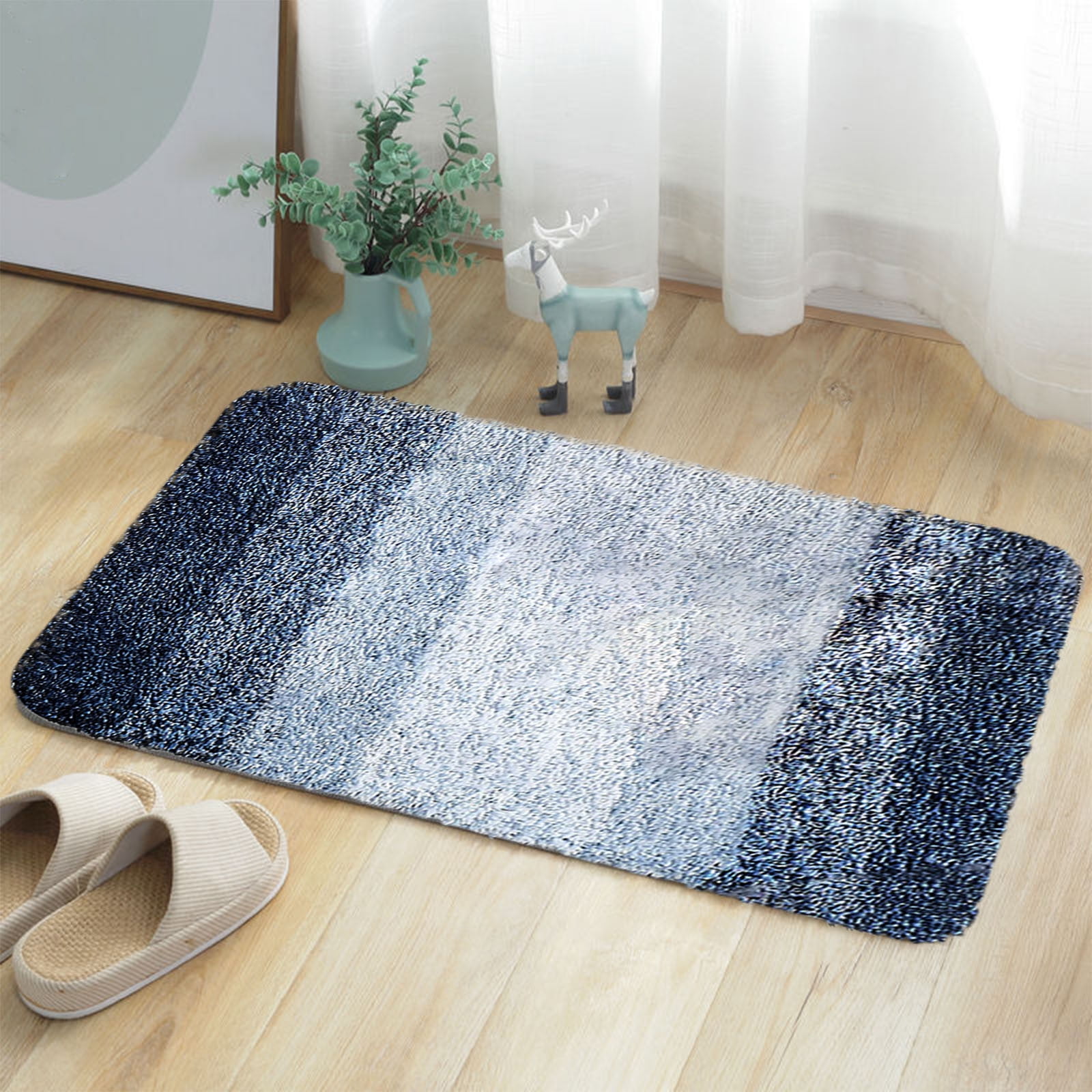 CSSAD Bathroom Rugs,16"x31.5",Extra Soft and Absorbent Microfiber Bath ...