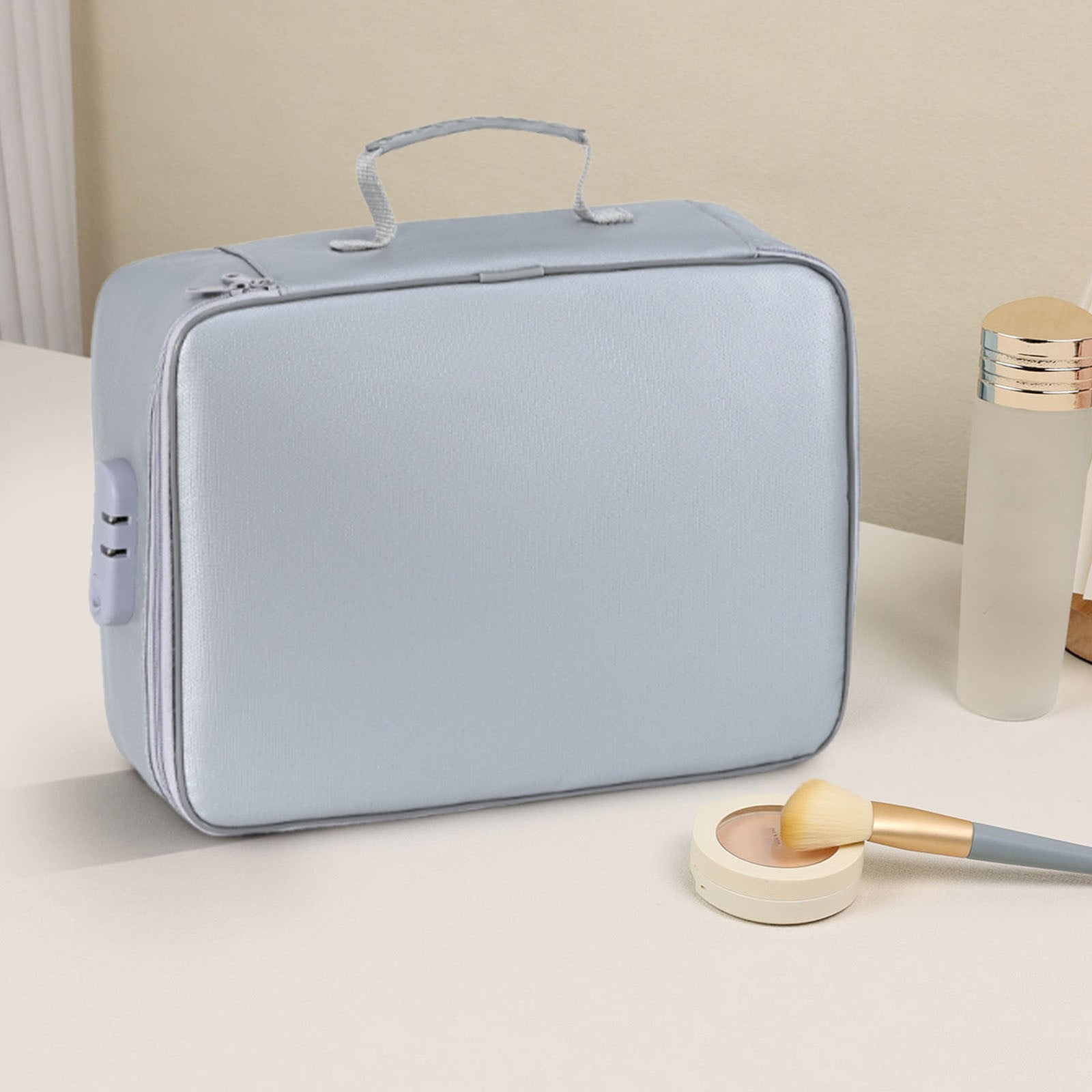 CSSAD File Organizer Bag with Lock, Fire Proof Documents Storage Box ...